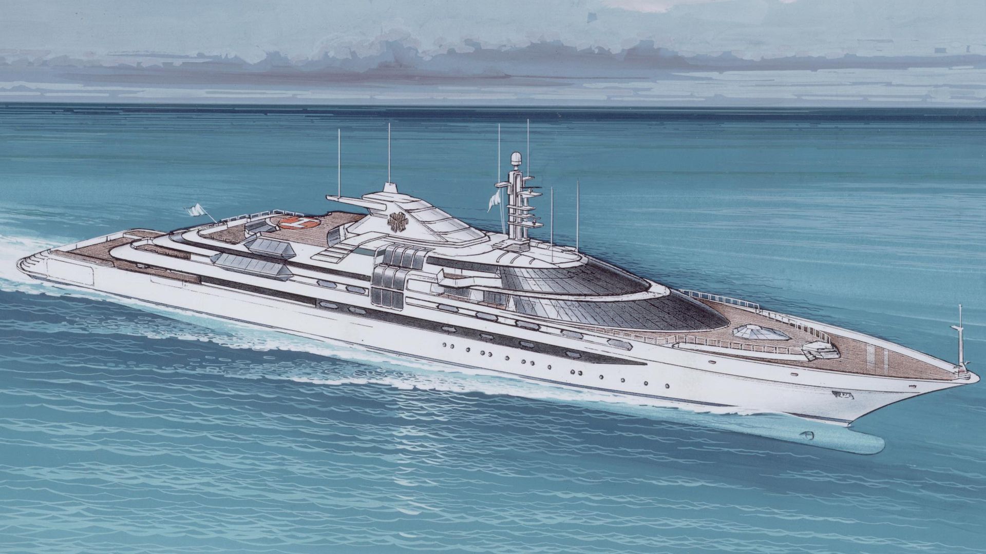 Oliver Design explains 128m Donald Trump superyacht project